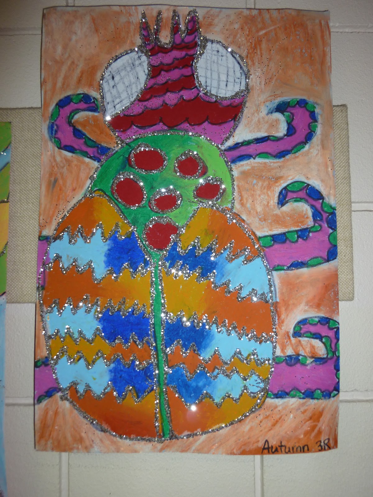 Mrs. Werner's Art Room: 3rd Grade Oil Pastel Insects