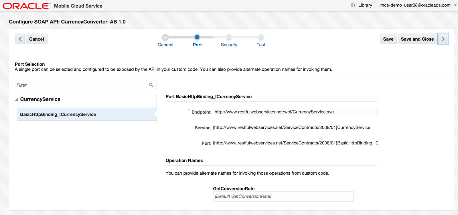 Andrej Baranovskij Blog: Oracle Mobile Cloud Service - External SOAP ...