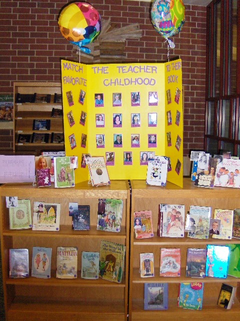 Library Displays: Match the Teacher to Their Favourite Childhood Book