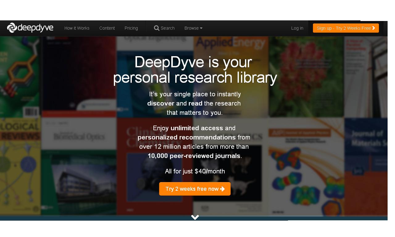 مع محرك البحث الأكاديمي DeepDyve