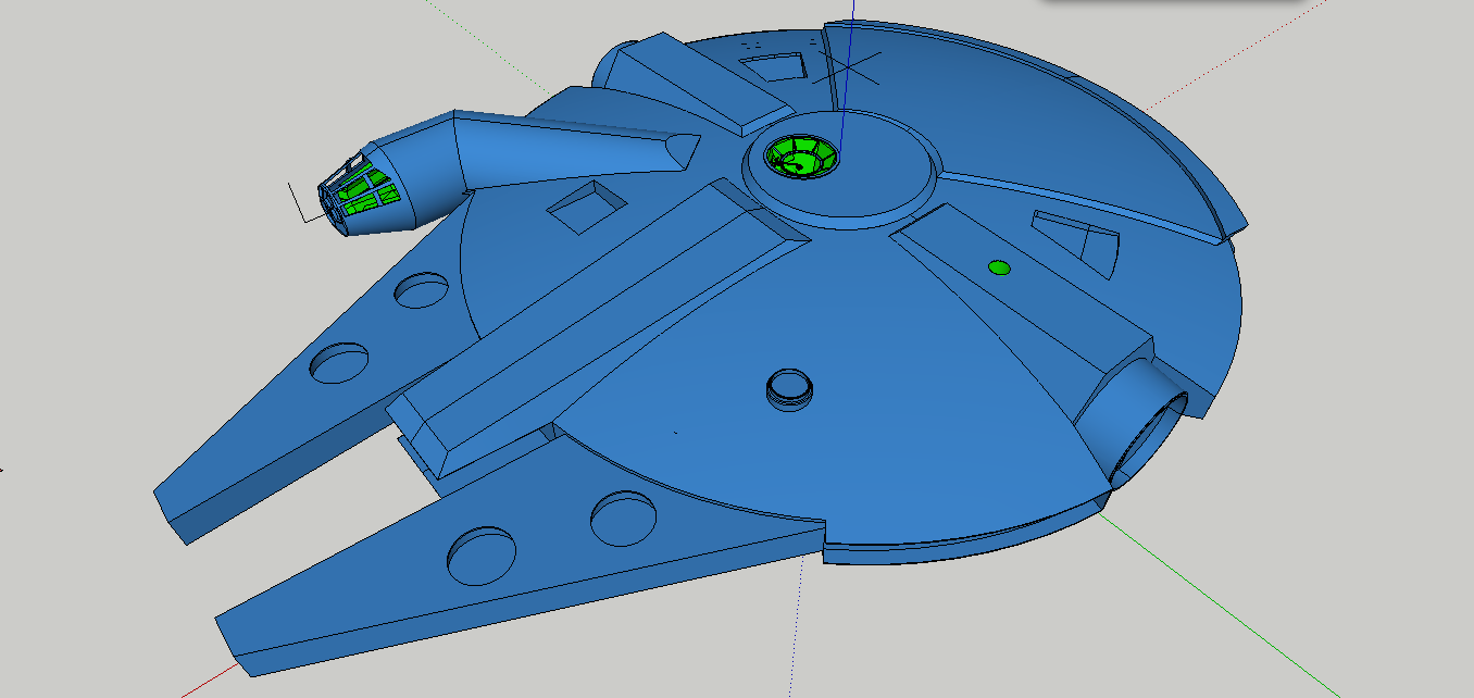 Stinson's All Things Star Wars Blog: Full Scale Falcon Project Update