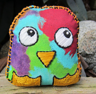 peaceofpi studio: Hand Stitched Dodo Bird