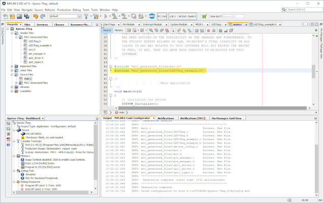 Eprojects Mplab Code Configuration And Microchip Xpress Board