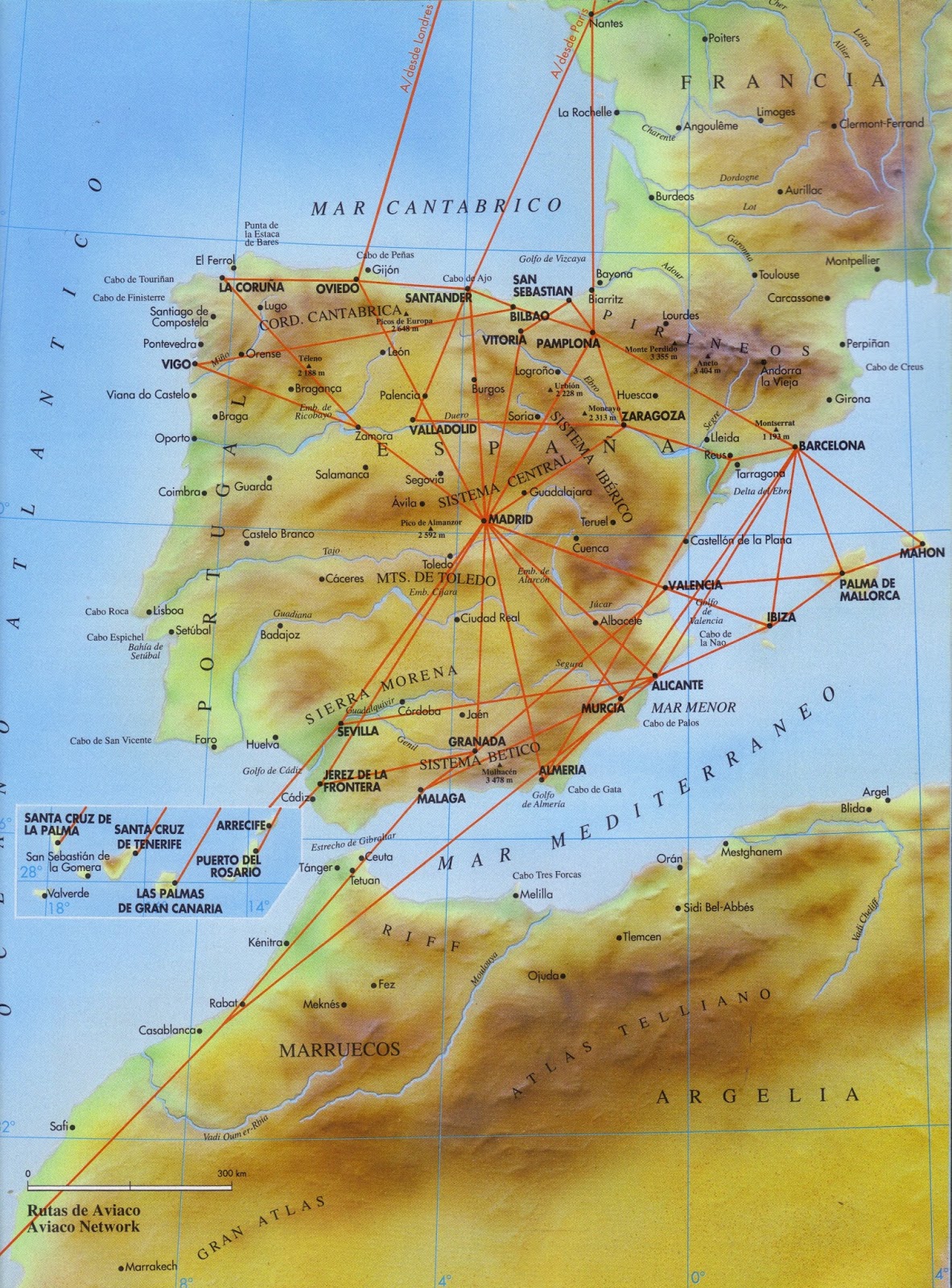 Airline memorabilia: Aviaco (1993)