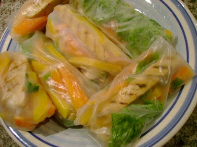 RICE PAPER ROLLS AND GRILLED TOFU ~ INDIAN, NON INDIAN RECIPE COLLECTION