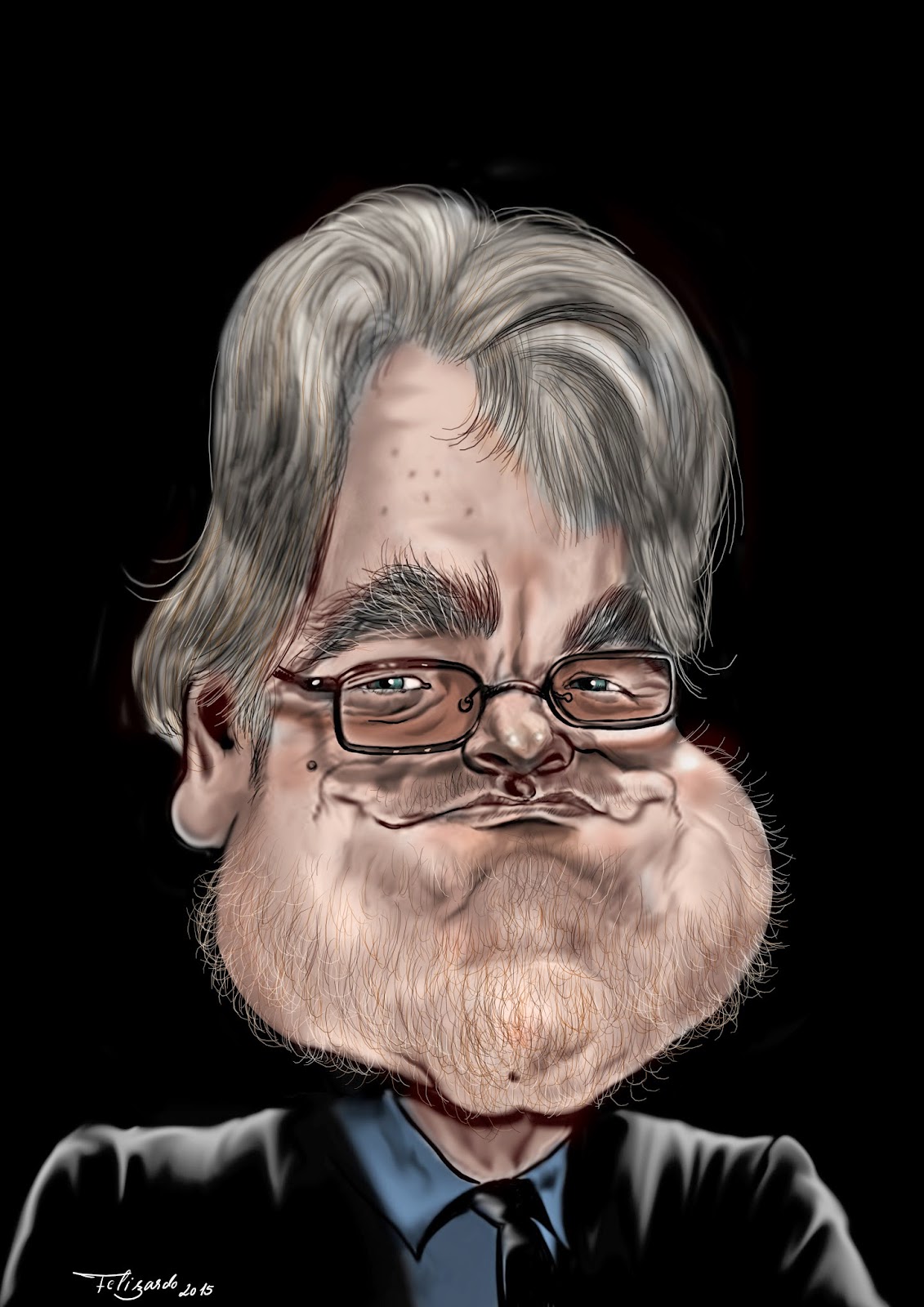 Felizardo Cartoon: Caricatura de homenagem ao actor Philip Seymour Hoffman Felizardo Cartoon: Caricatura de homenagem ao actor Philip Seymour Hoffman