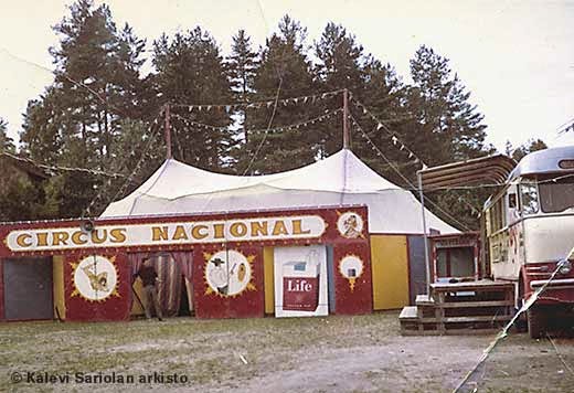 Sirkusteltta: Sirkus Sariola 1967