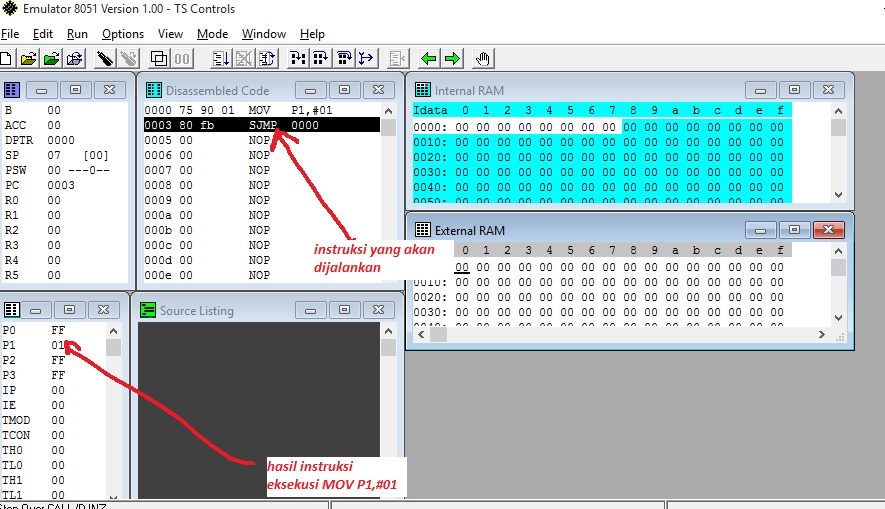 Pemrograman Assembly dengaan MIDE-51