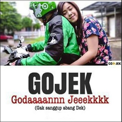 50+ Foto Lucu Gojek