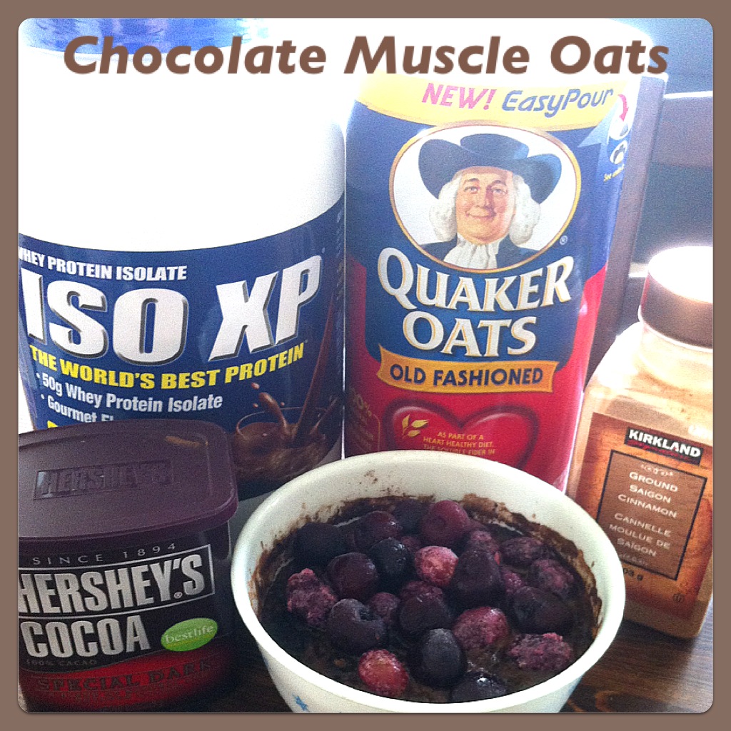 Sweat With Corey: Chocolate Muscle Oats Made Easy
