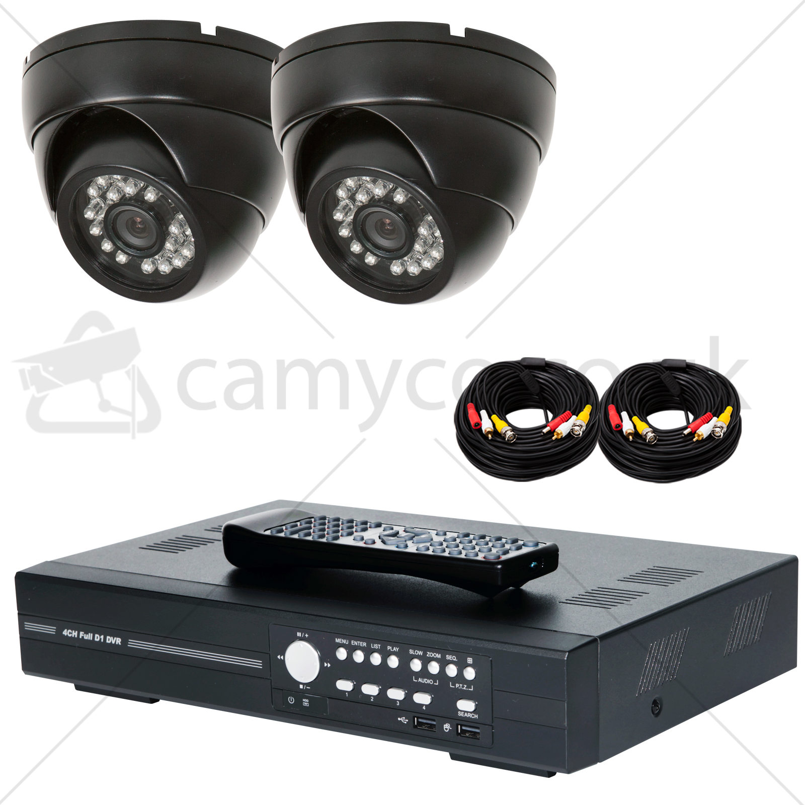 Camyco CCTV & Security: 600 TVL 2 Camera CCTV System with Internet and ...