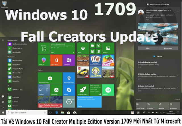 Download Windows 10 Multiple Edition Version 1709 Creators Update Sept ...