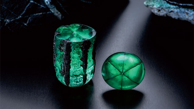 '18 : Trapiche emerald is a rare variety of the gemstone emerald, characterized by a six-pointed ...