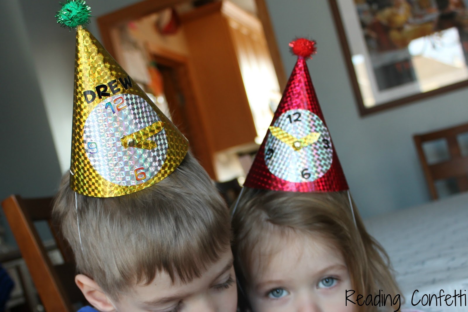 Clock Hats for New Year's Eve (Make Your Own) ~ Reading Confetti