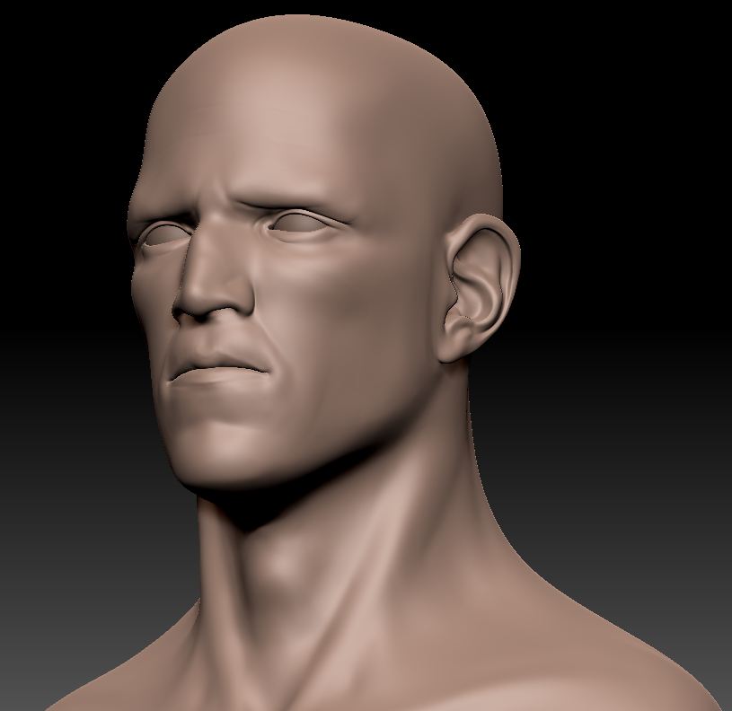 Tom Newbury CG: Human Bust