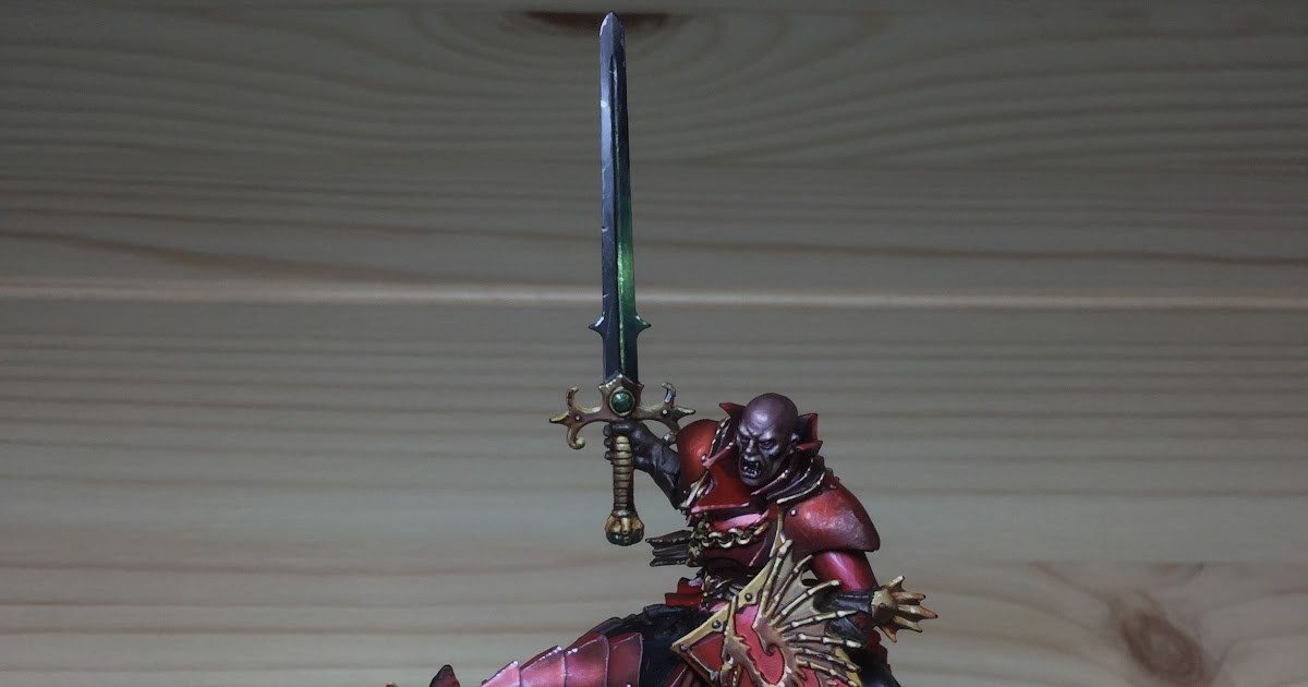 GIMNIR'S BRUSH: Vampire lord blood knights WIP 6