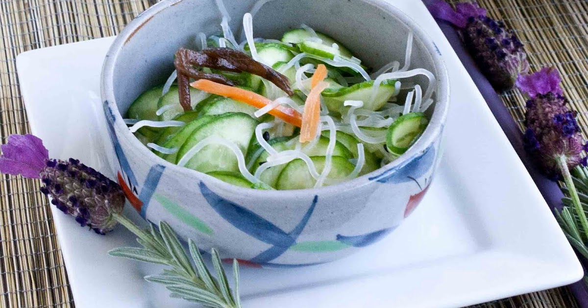 FOODjimoto: Cucumber Salad with Saifun--Bean Threads