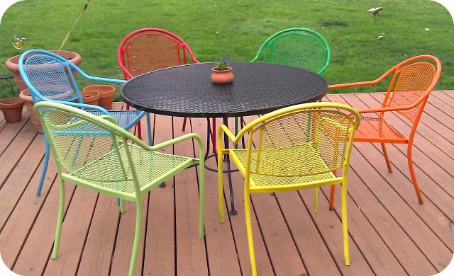 The Fabulous Outdoor Patio Furniture Sets colorful photo