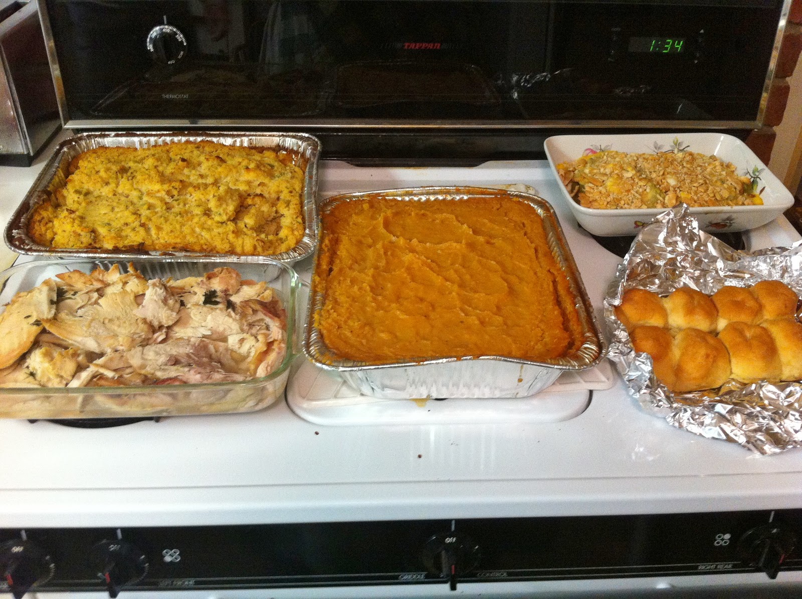 Operation: Lunch Box: Day 94 - Christmas Dinner with Asparagus Casserole