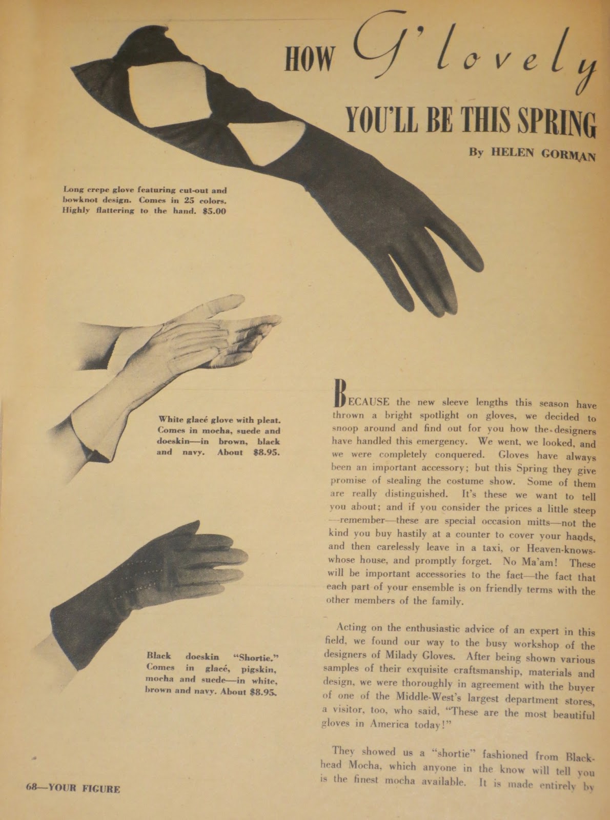 Bunny's Victory: Vintage Magazines: 1946 Beautify Your Figure: Beauty ...