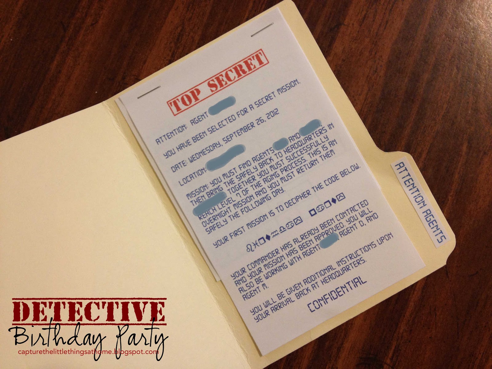 Detective Birthday Party, The Reveal