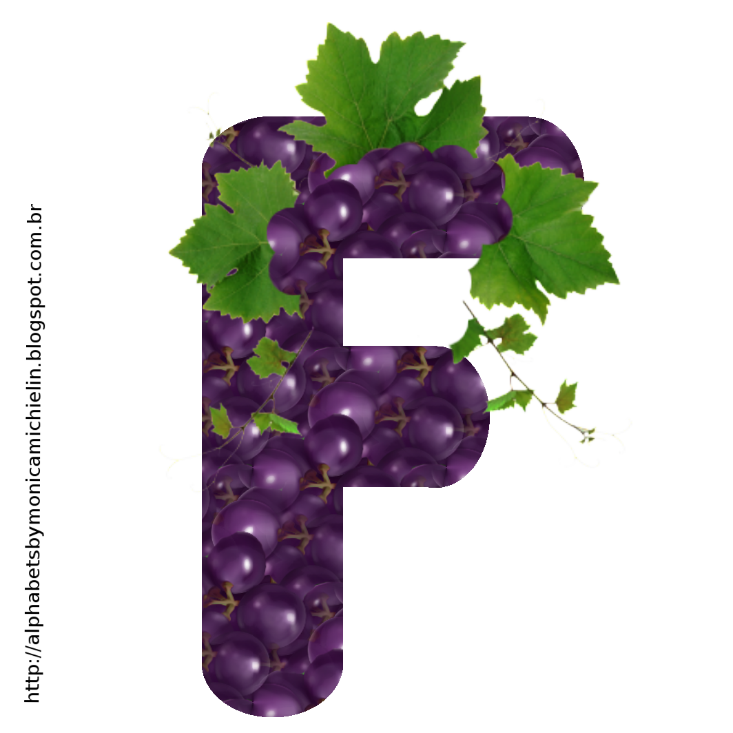 M. Michielin Alphabets: GRAPE FRUIT ALPHABET, UVA ALFABETO E BENEFICIOS ...