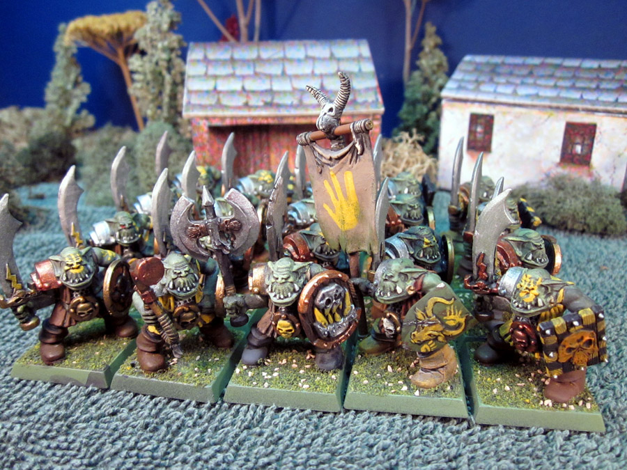 Battleground Hobbies: Warhammer - Old School Gamesworkshop Orc Regiment ...