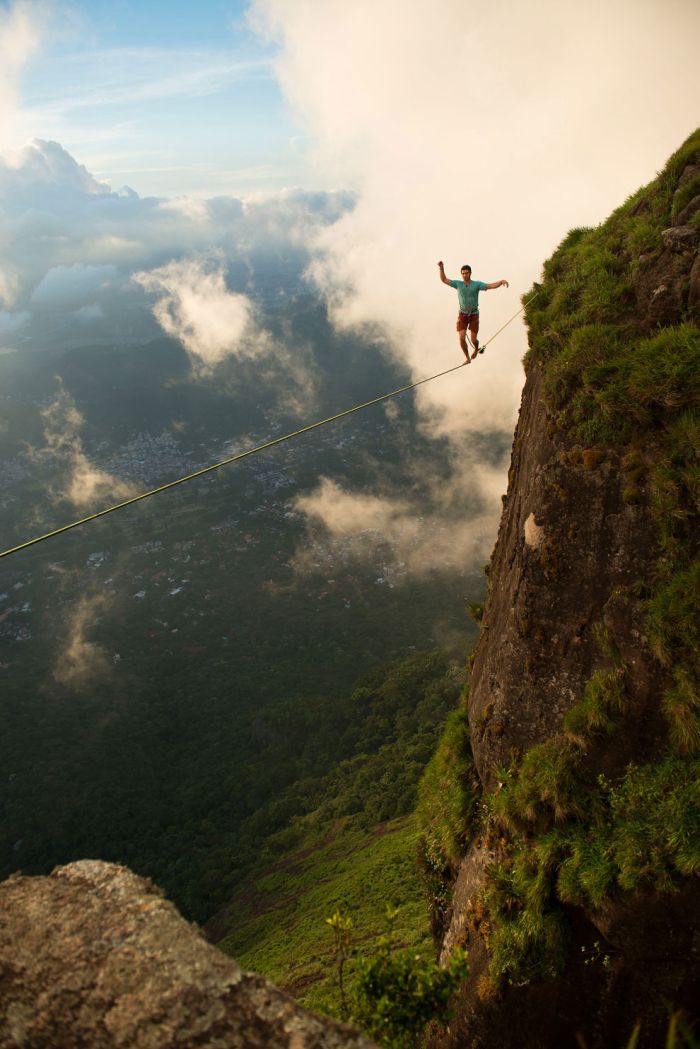 Pix Grove: Tightrope Walk Over Rio De Janeiro