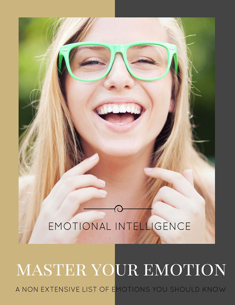 Better Option Better Life: Master Your Emotion - A Non Extensive List ...