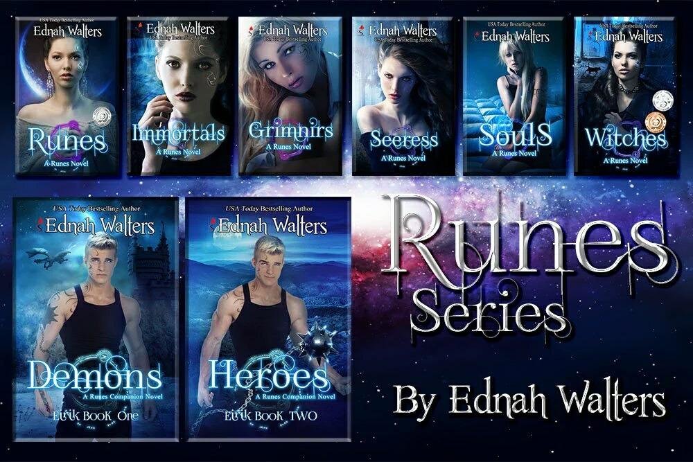 Chelsea Hudgens' Blog: Reviews of Ednah Walters Rune Series...