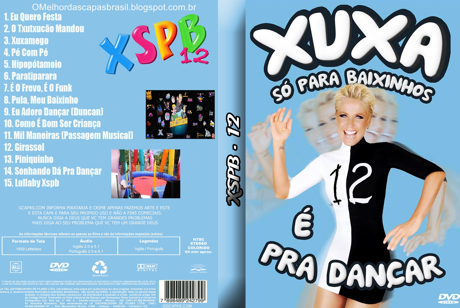 PLANETA XUXA BLOG: DVD´d Caps Xuxa Só Para Baixinhos