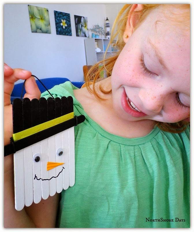 NorthShore Days.....: Frosty the Popsicle Stick Snowman