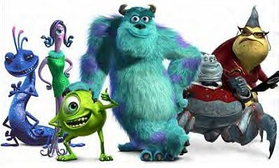 Slashcasual: Monster Inc Characters Pictures