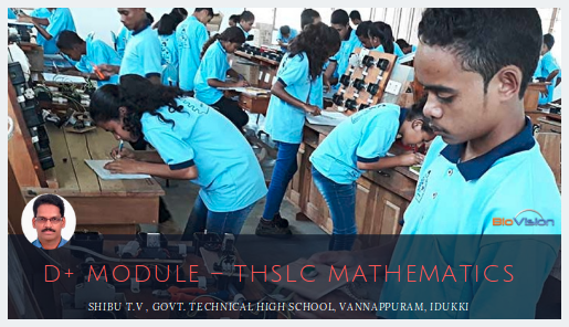 THSLC MATHEMATICS - D+ MODULE