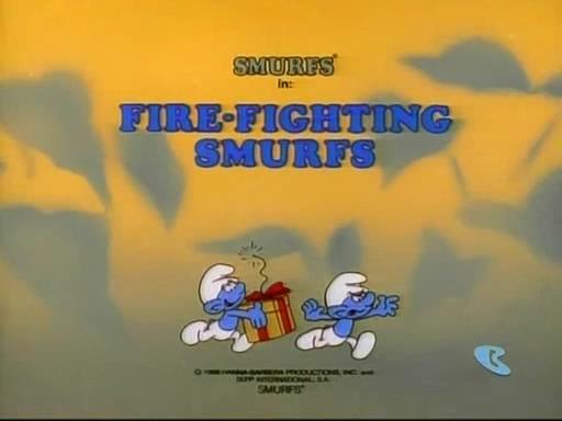 655 Fire Fighting Smurfs - Smurfs