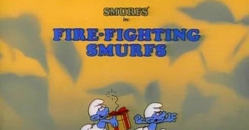 655 Fire Fighting Smurfs - Smurfs