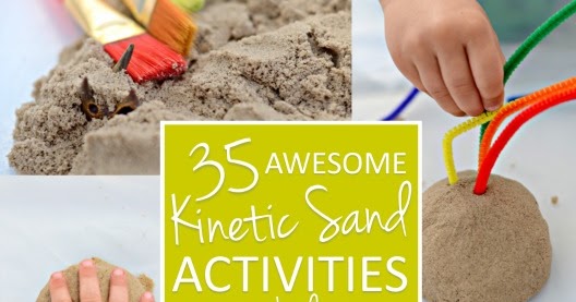 35 Awesome Kinetic Sand Activities for Kids {The Book!} | And Next ...