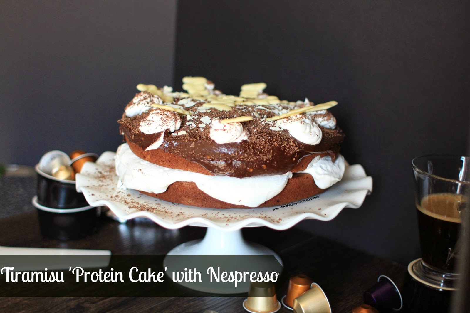 Feeding My Addiction: Tiramisu 'Protein Cake' with Nespresso and Paleo ...