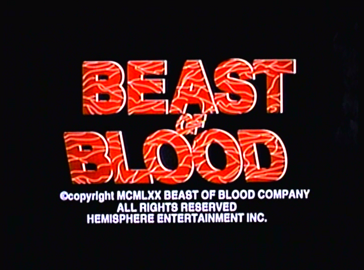 The Oak Drive-In: BEAST OF BLOOD 1971