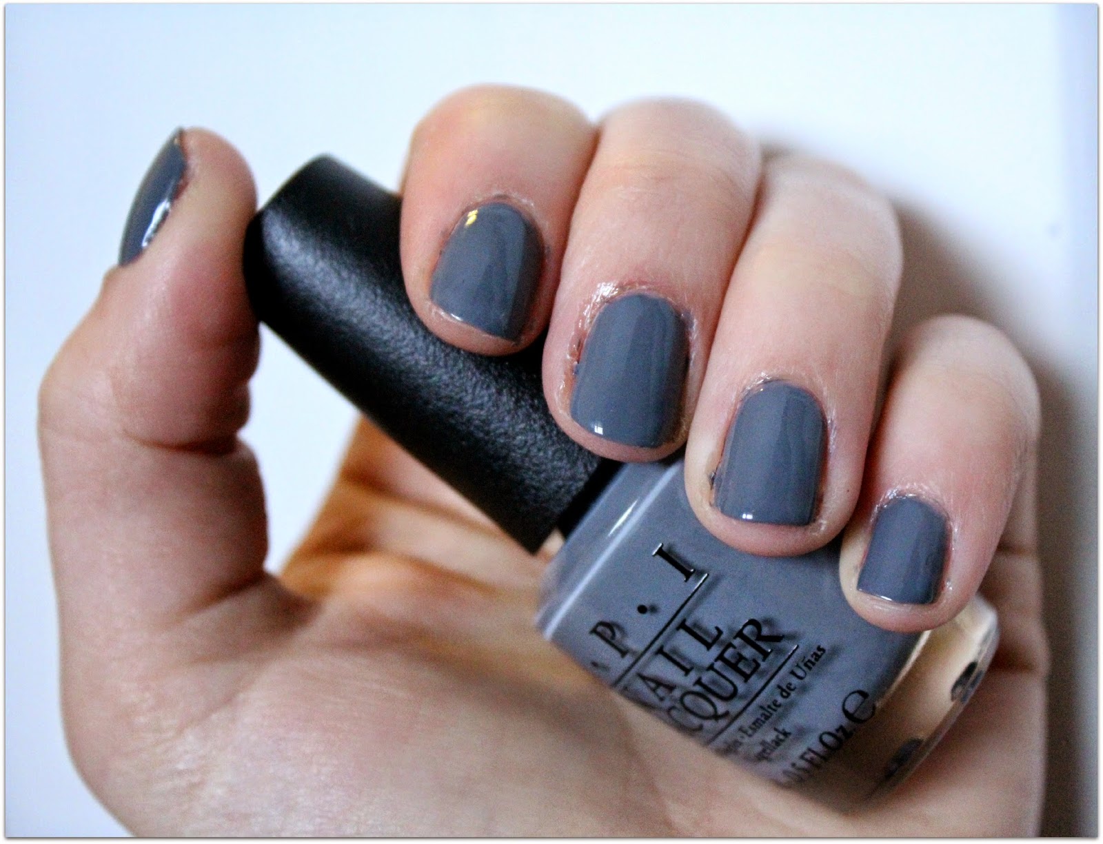 Review: OPI Nail Polish in "Embrace The Gray"