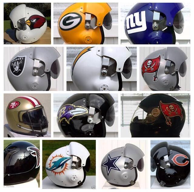 Motorcycle Helmets: NFL Motorcycle Helmet