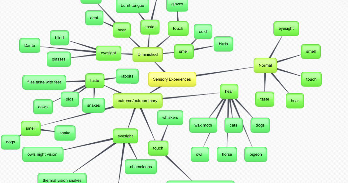Senses Thinking Maps