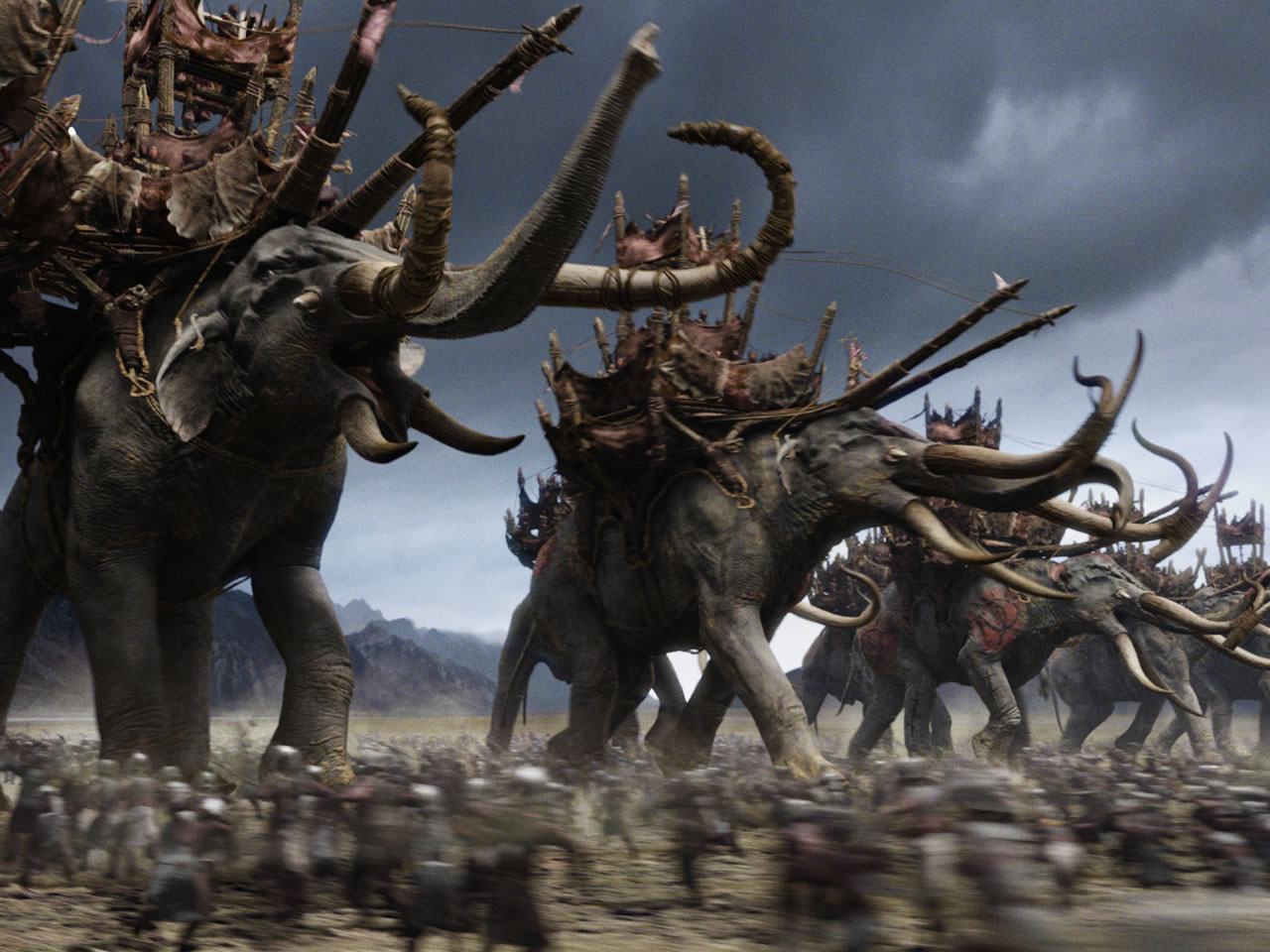 Tamerlane's Thoughts: Mumakil elephants!