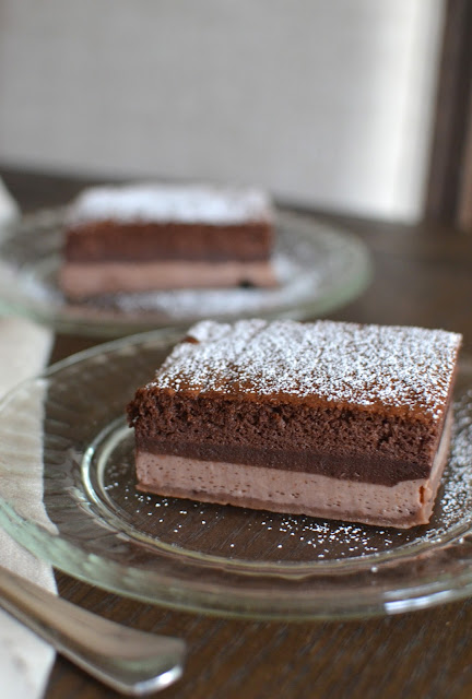 Playing with Flour: Making chocolate 3-layer "magic" cake