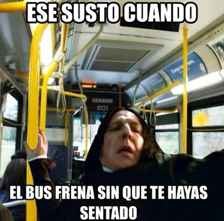 Nuevos Memes: Cuando vas en el autobús