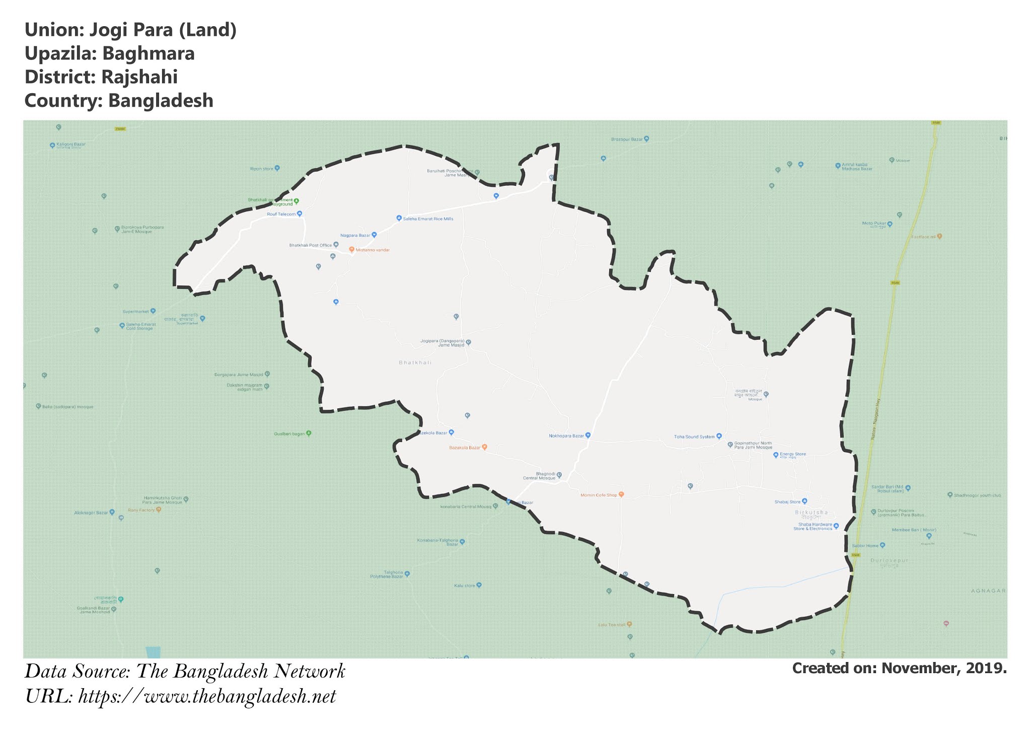 Jogi Para Union, Rajshahi