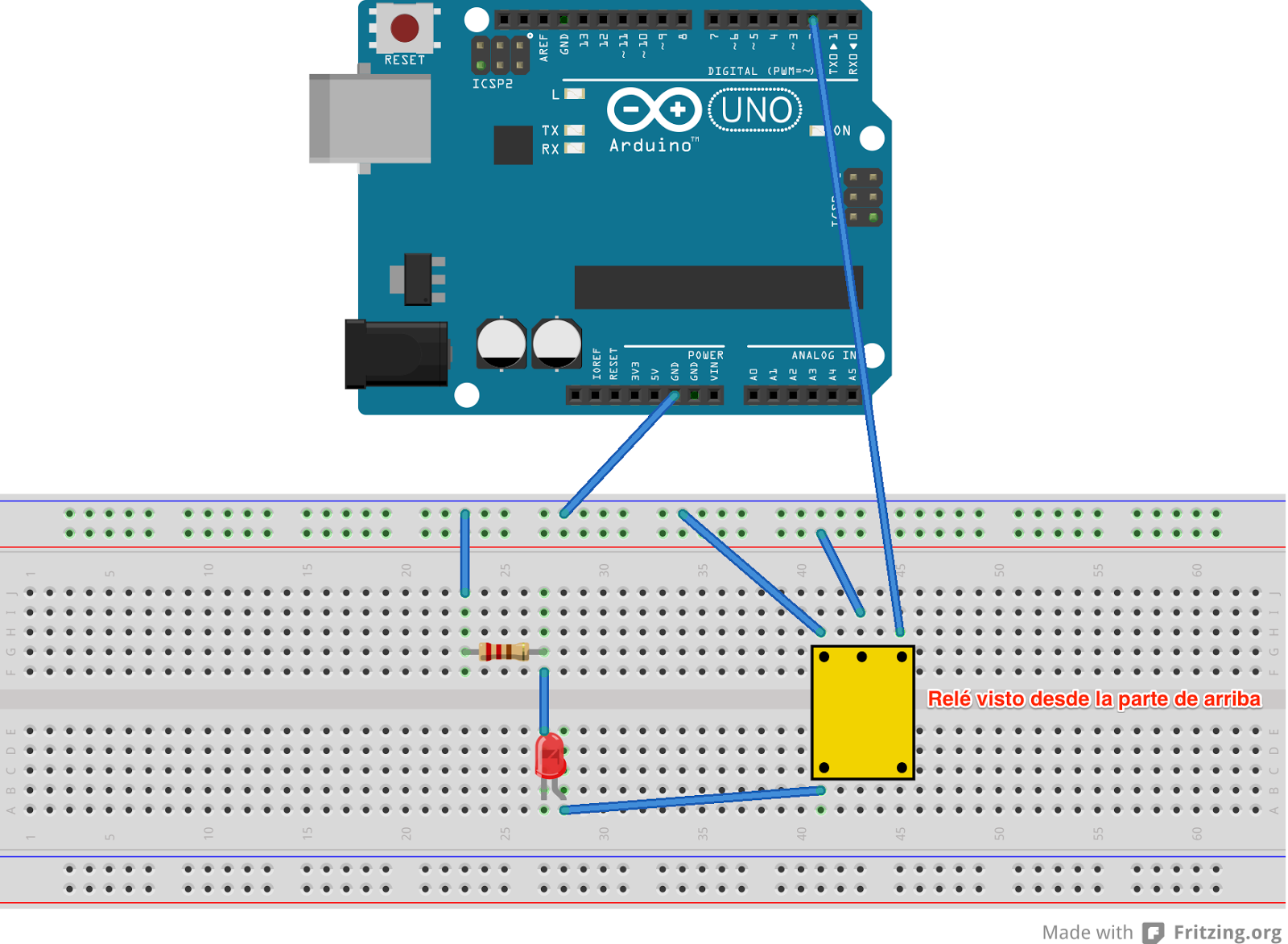 05. Encender un Relevador con arduino (Rele) | Institución Educativa ...