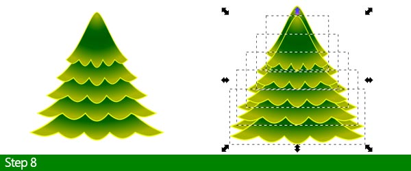 Christmas Tree - Inkscape Tutorial | DSIGNOMATIC