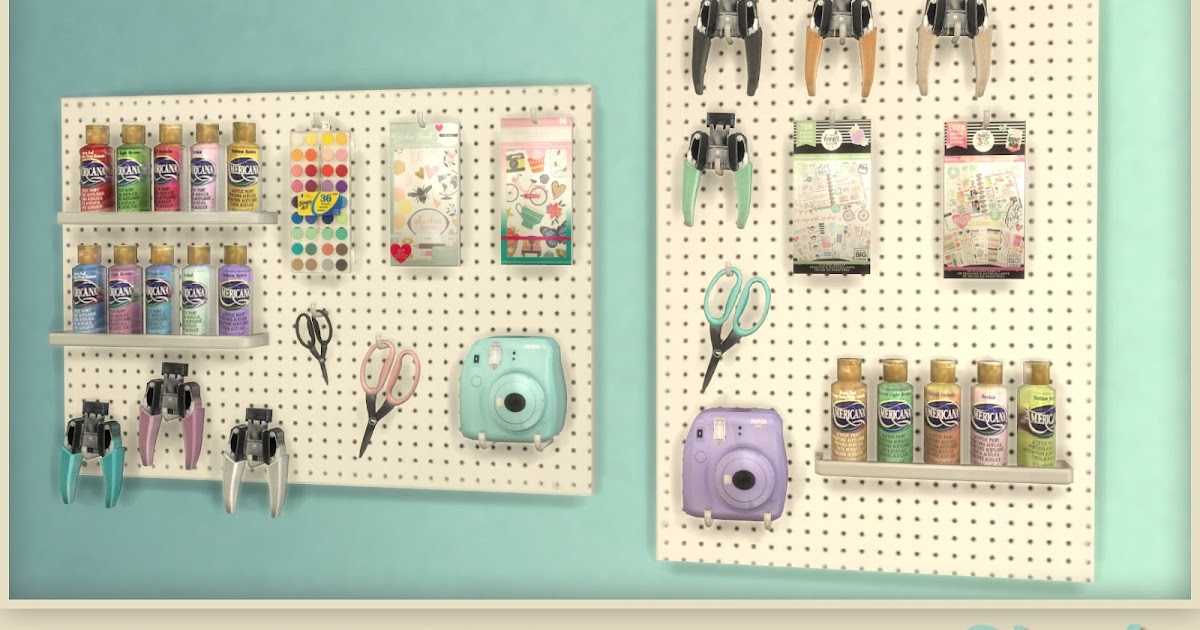 Craft Pegboard. Sims 4 Custom Content.