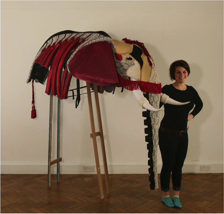 Hannah Levy: Large Scale Elephant Puppet performed in stiltls and ...